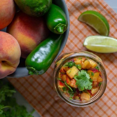 Fresh Peach Salsa - Cardamom & Coconut